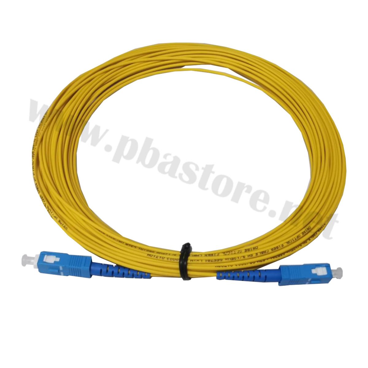 PATCH CORD FIBER 9/125 SC/UPC-SC/UPC SM-SX G657A1 2.0MM 15M สายไฟเบอร์เข้าหัวสำเร็จรูปชนิด SC ...